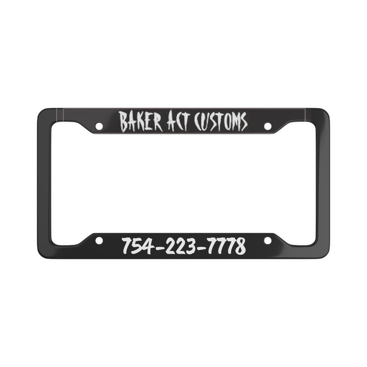 Baker Act Customs - License Plate Car Frame